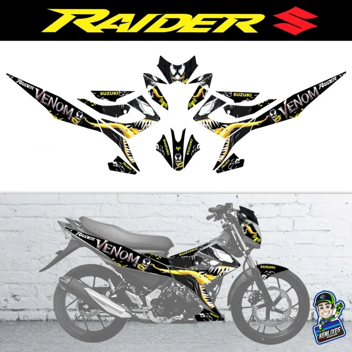 Suzuki RAIDER 150 full body sticker decals | Lazada PH