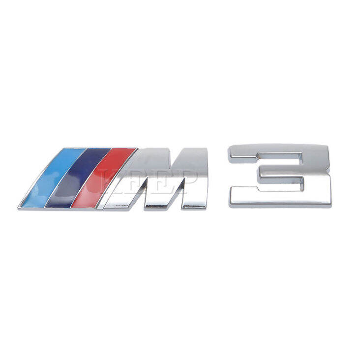 M3 Motorsport Metal Logo Car Sticker Rear Trunk Emblem Grill Badge for ...