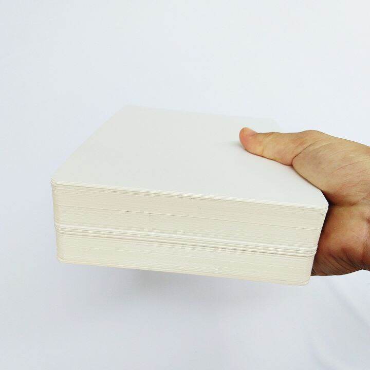 100 thẻ flashcard bìa cứng trắng giấy A4 A5 A6 A7 bo góc dùng làm ...