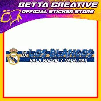 Real Madrid Car Sticker LONG EP [ Betta Creative ] | Lazada