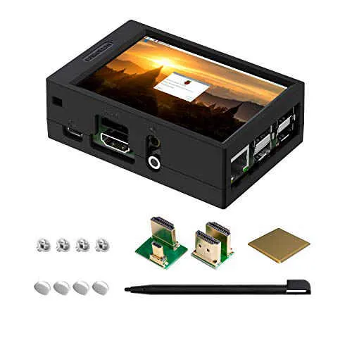UCTRONICS Mini LCD Screen with Case for Raspberry Pi 4, 3 B/B+, 3.5 ...