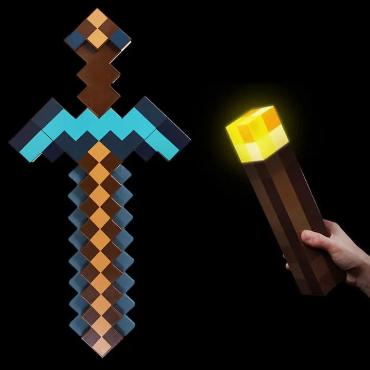 Minecraft Minecraft Game Peripheral Diamond Sword Pickaxe Transforming ...