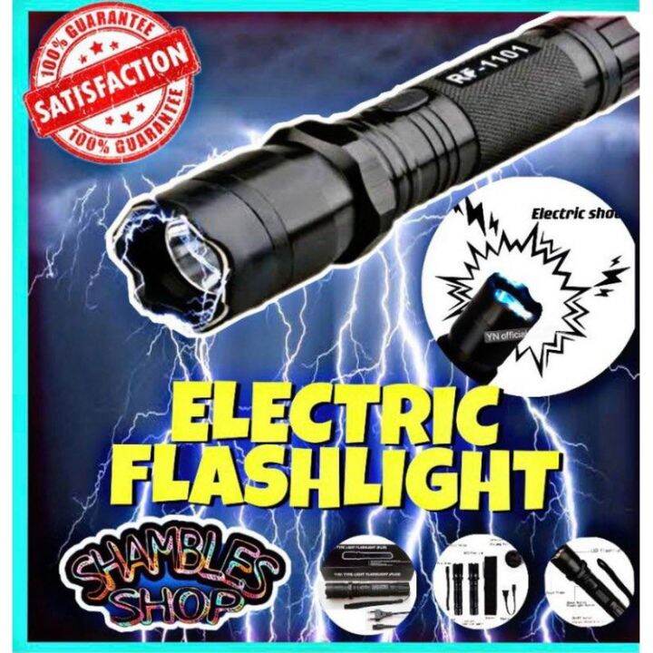 Original Multifunctional Electric Shock Rechargeable Flashlight Good ...