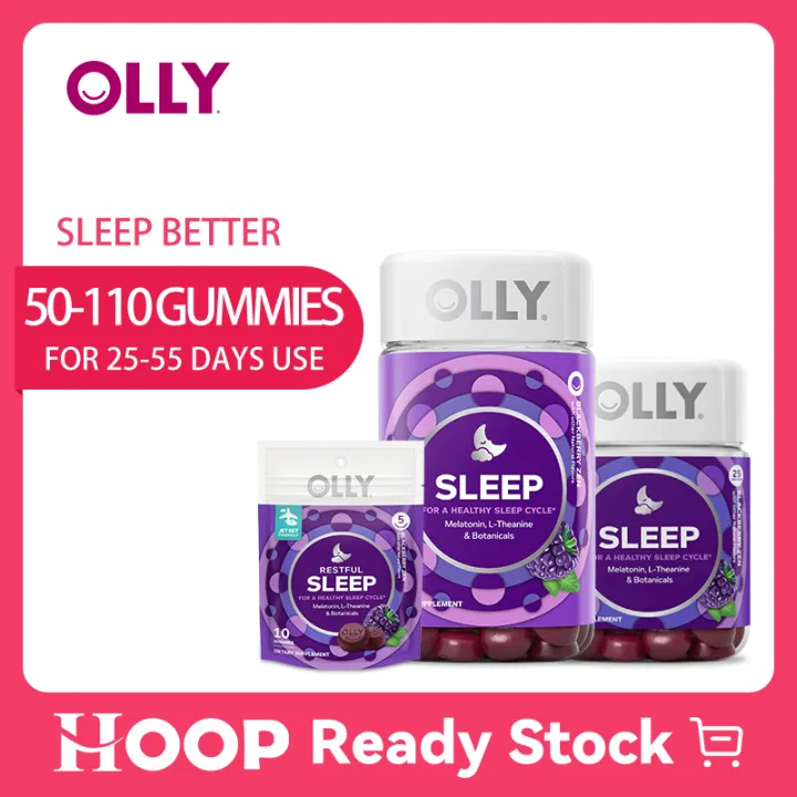 💯Authentic Olly Sleep Immunity All Natural Flavor and Colors with L ...