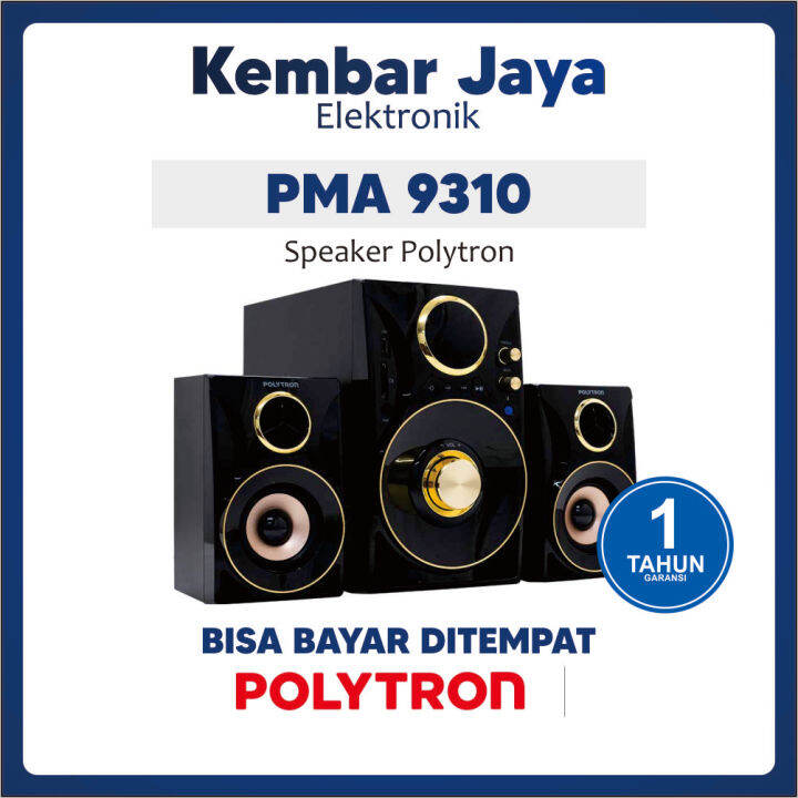 Speaker Polytron Tipe Pma 9310 Usb Bluetooth Multimedia Audio Lazada