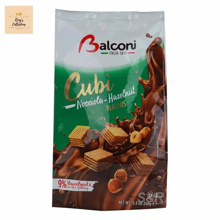 BALCONI Cubi wafers Hazelnut | 250g | Lazada PH