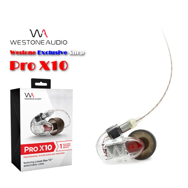 Westone Audio Pro X10 HIFI In Ear Earphone Stage Monitor Replaceable ...