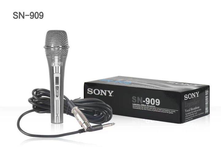 SONY PROFESSIONAL Dynamic Microphone Heavy Duty Wired Microphone SN-909 SN909 | Lazada PH