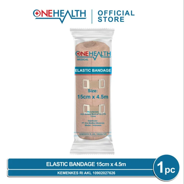 Onehealth Elastic Bandage/Perban Elastis 15cm x 4.5m | Lazada Indonesia