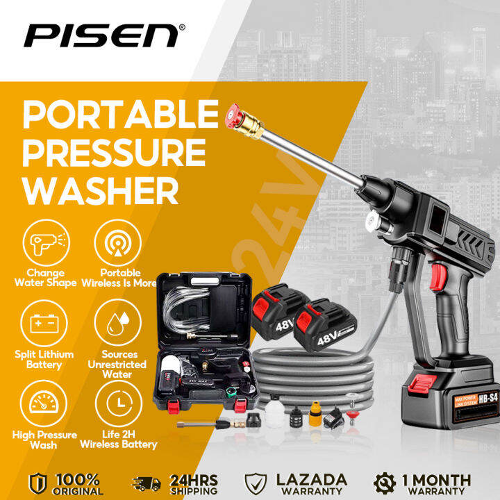 Wireless Car Washer Cordless Portable High Pressure Washer Power Spray ... Wireless Car Washer Cordless Portable High Pressure Washer Power Spray ...