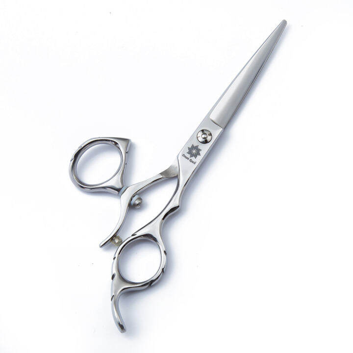 6 inch silver flying scissor rotating handle hair scissor flat scissor ...