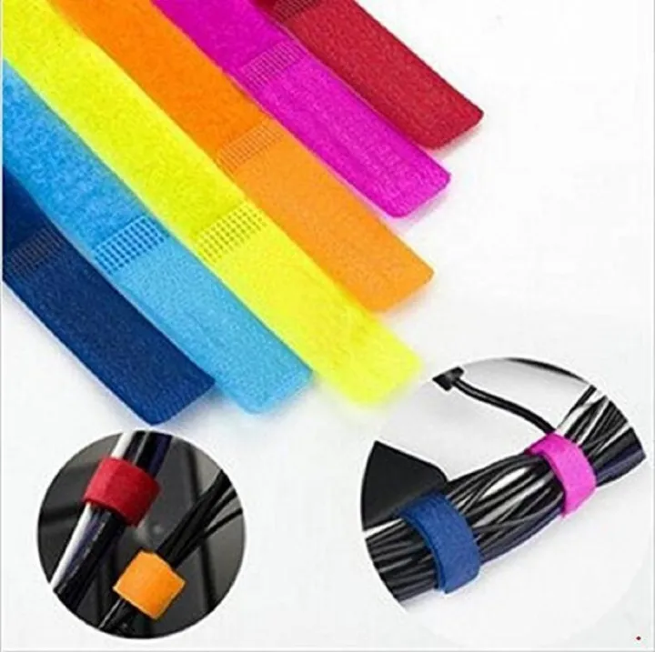 Velcro Strap Binder Cable / Klip Kabel / Penjepit Kabel / Pengikat ...