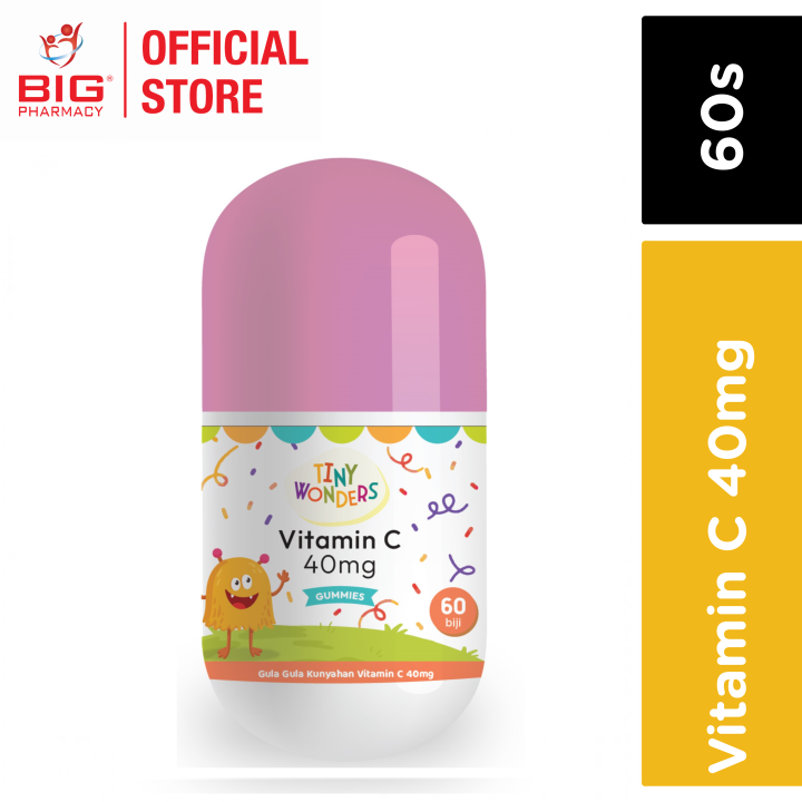 Tiny Wonders Gummy Vitamin C 40mg 60s Lazada