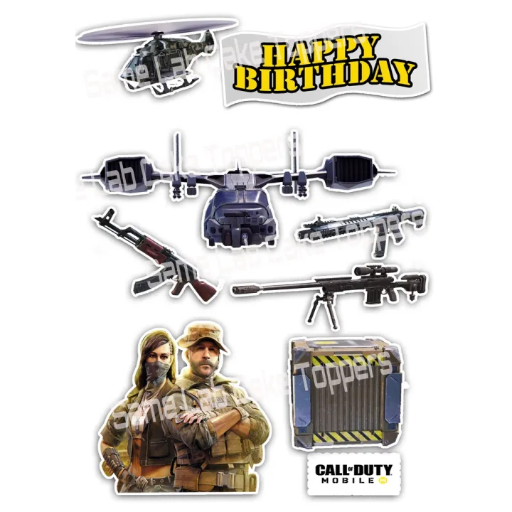 Call of Duty themed Cake topperZLp | Lazada PH