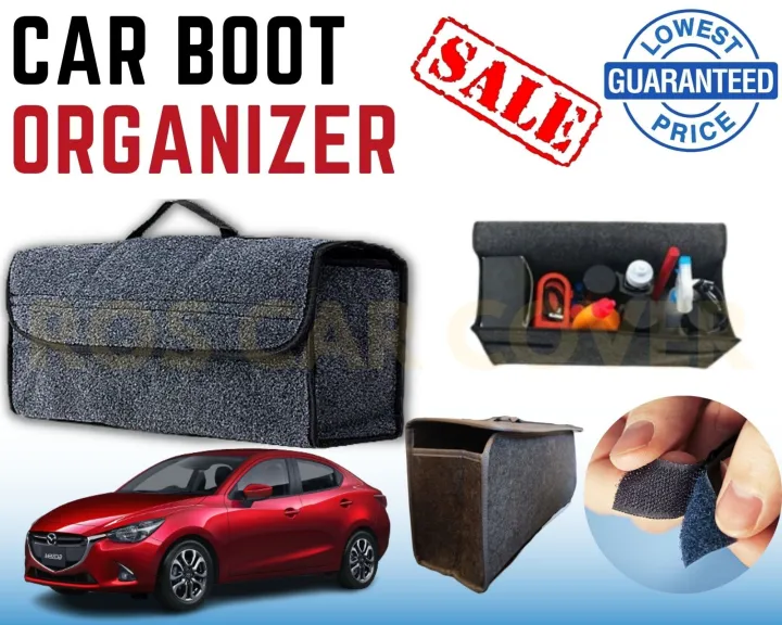 Car Boot Organizer Mazda 2 Sedan Tool Organizer | Car Trunk Tool ...