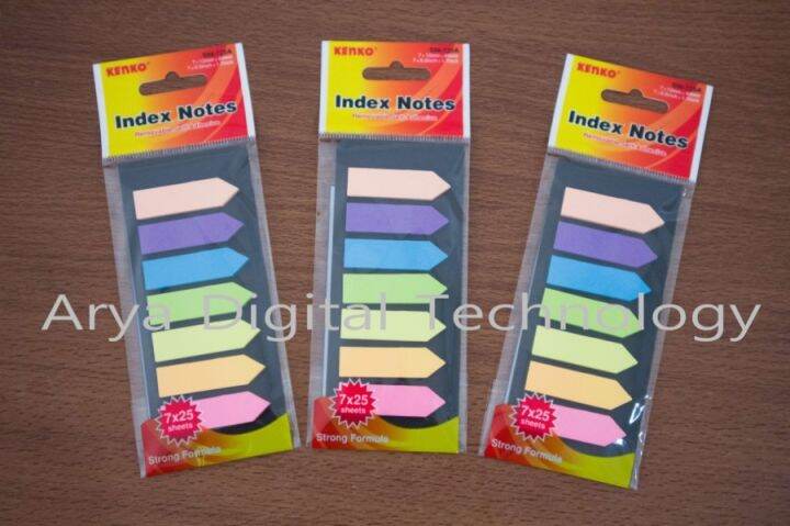 Stick Note Index SNI 725A Arrow Kenko Sticky Notes Pad Memo Label ...