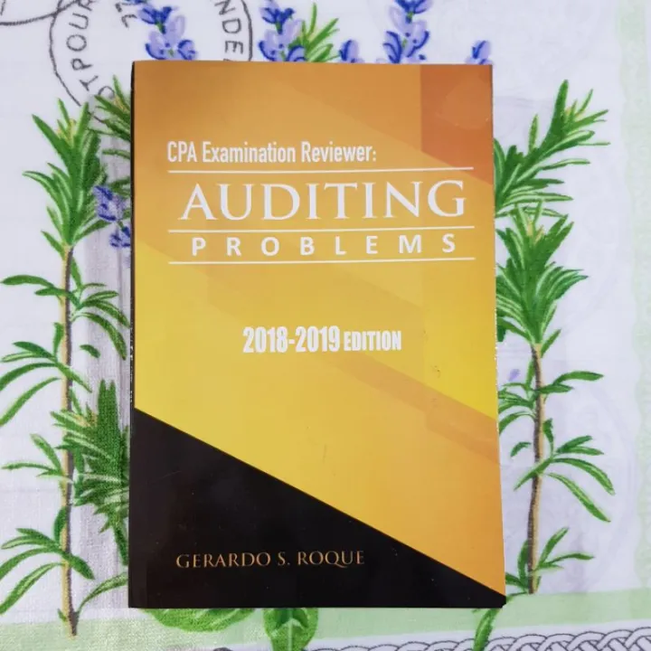 CPA Examination Reviewer: AUDITING Problem 2018-2019 edition By Roque ...