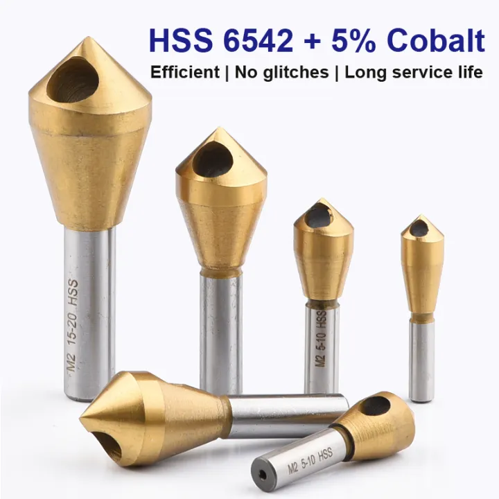 90 degree inclined hole chamfer drill internal chip removal countersink ...