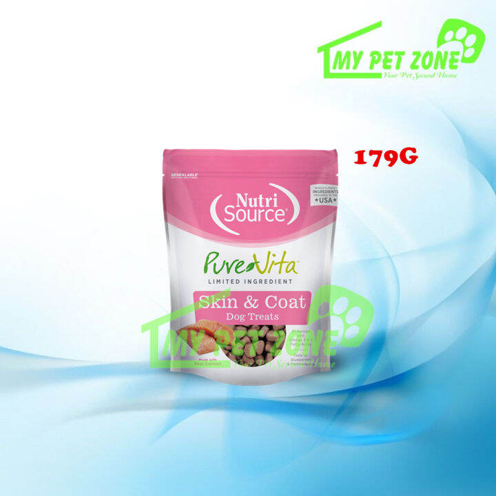 Nutri Source Pure Vita Nutritious Skin & Coat Dog Treats 179G | Lazada