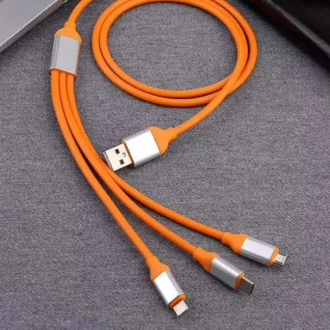 3-in-1 heavy duty fast charger for apple, type-c & android (random ...