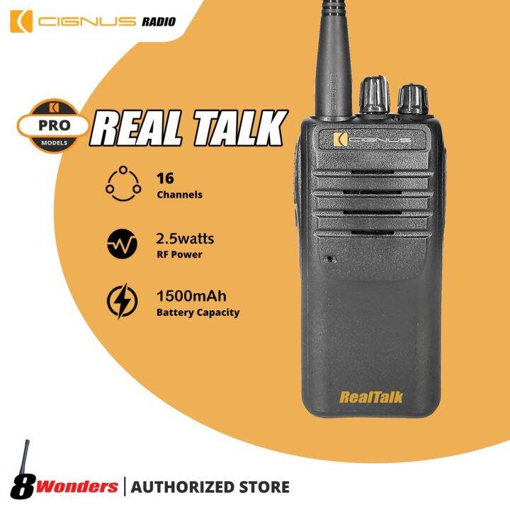 CIGNUS REALTALK SRRS LICENSE FREE TWO WAY RADIO | Lazada PH