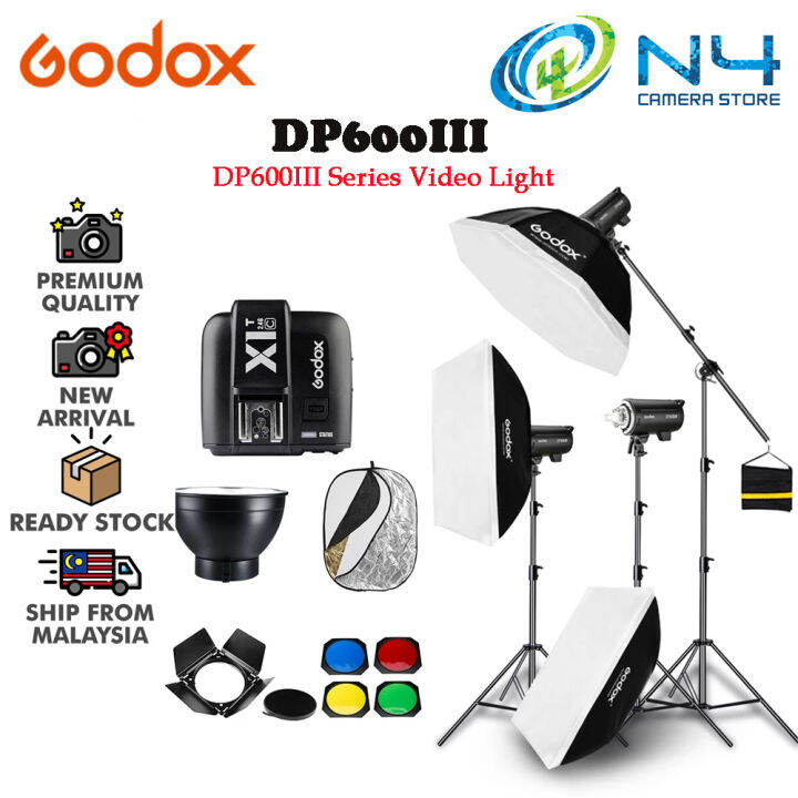 Godox DP600III 600W Professional Studio Strobe with Built-in Godox 2.4G ...
