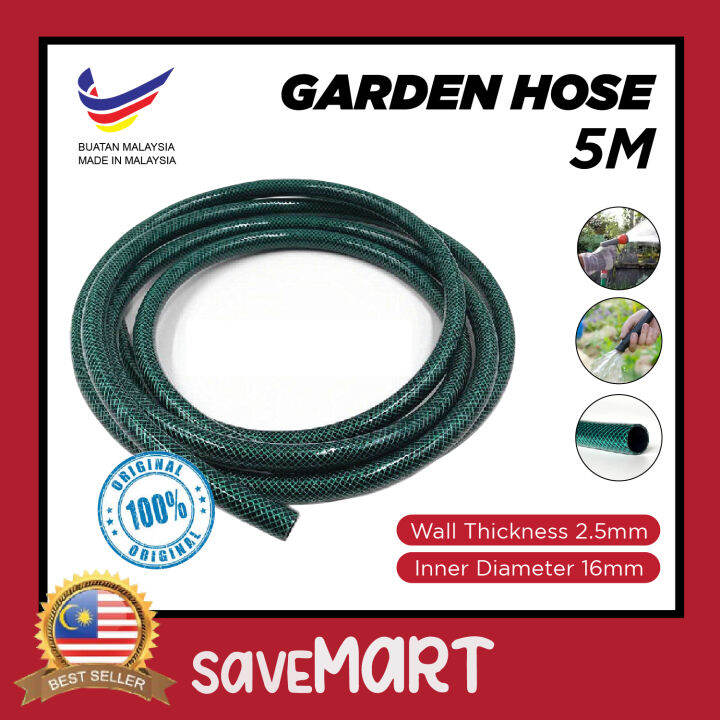 KARYON Reinforced PVC Garden Hose Flexible Pipe Anti Twist / Getah Paip ...