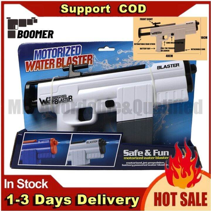 ️[w/Stock] BOOMER Electric Water Gun Children's Toys Automatic High ...