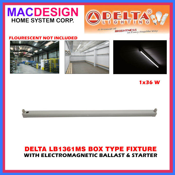 Delta LB1361Ms Box Type Fixture with Electromagnetic Ballast and ...