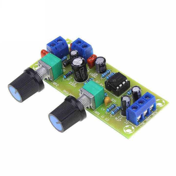 Low Pass Filter Board Subwoofer Preamp Board 2.1 Channel for DC 10-24v ...