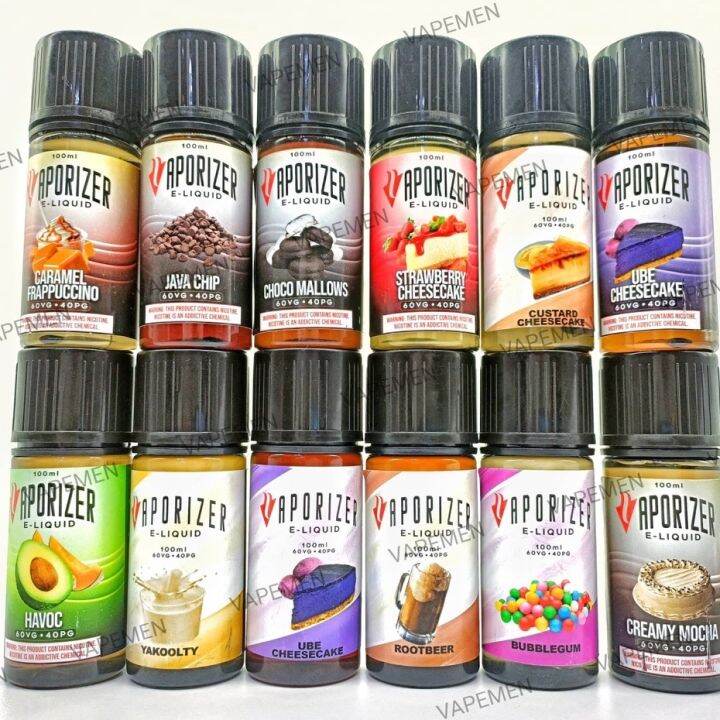 VAPE VAPORIZER A NON-MENTHOLATED FLAVORS NIC. LEVEL {3MG/6MG/9MG/12MG/18MG} 100ML 60/40 VG/PG ...