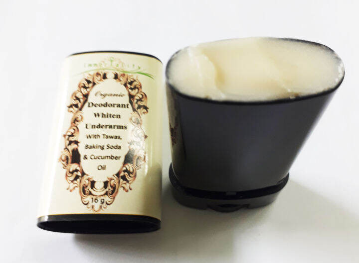 organic deo stick- with pure tawas and baking soda- underarm whitening ...