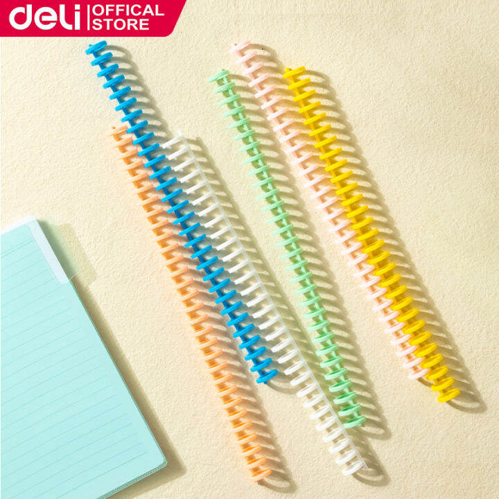 Vusign by Deli 30 Holes A5 B5 A4 Clipable Loose Leaf Ring DIY Notebook Binding Spiral Ring (max ...