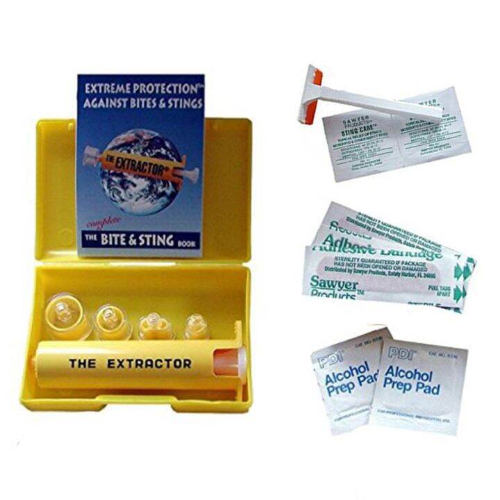 Vacuum Venom Extractor Outdoor First Aid Kit Snake Poison Bee Venom ...