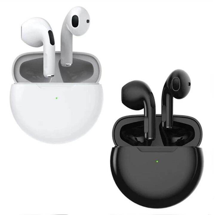 2022 Tws Pro 6 Bluetooth Headset Wireless Earphones with Touch Control ...
