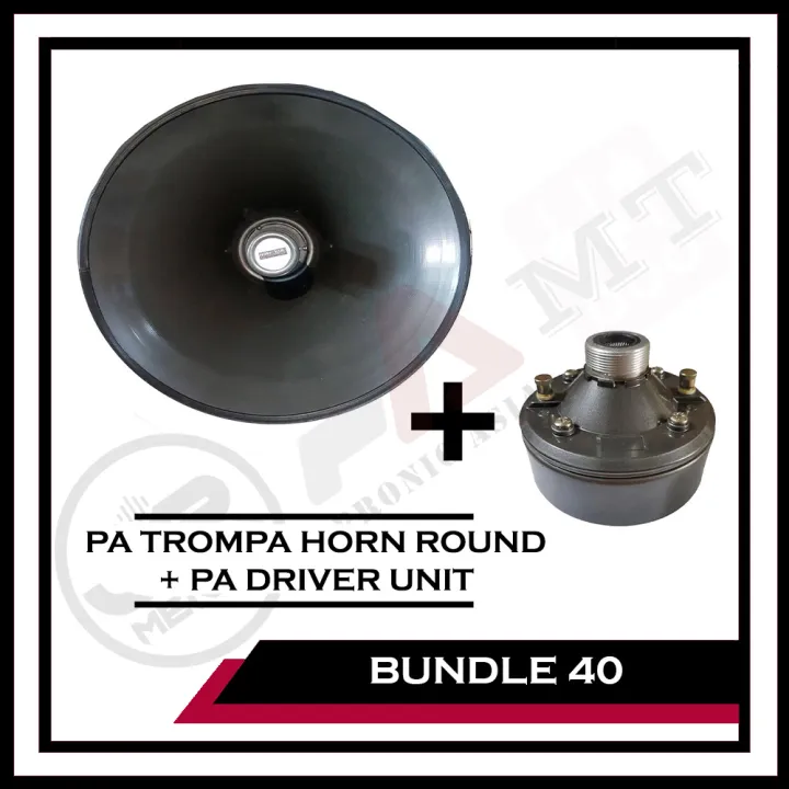 Bundle 40 PROMO: 1pc PA Horn 16 inches + 1pc PA Driver Unit 100 watts ...