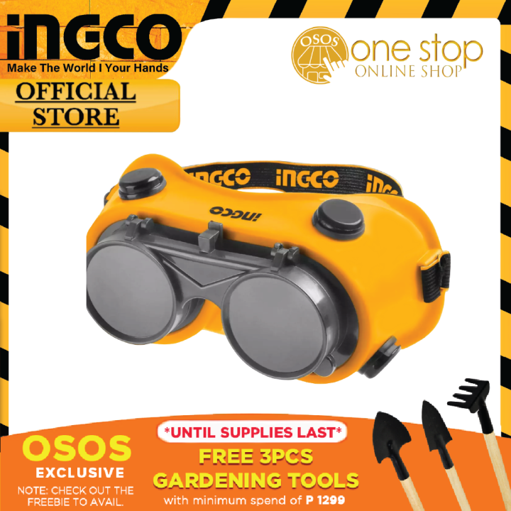 INGCO Original Welding Safety Goggles Protection HSGW01 •OSOS• | Lazada PH