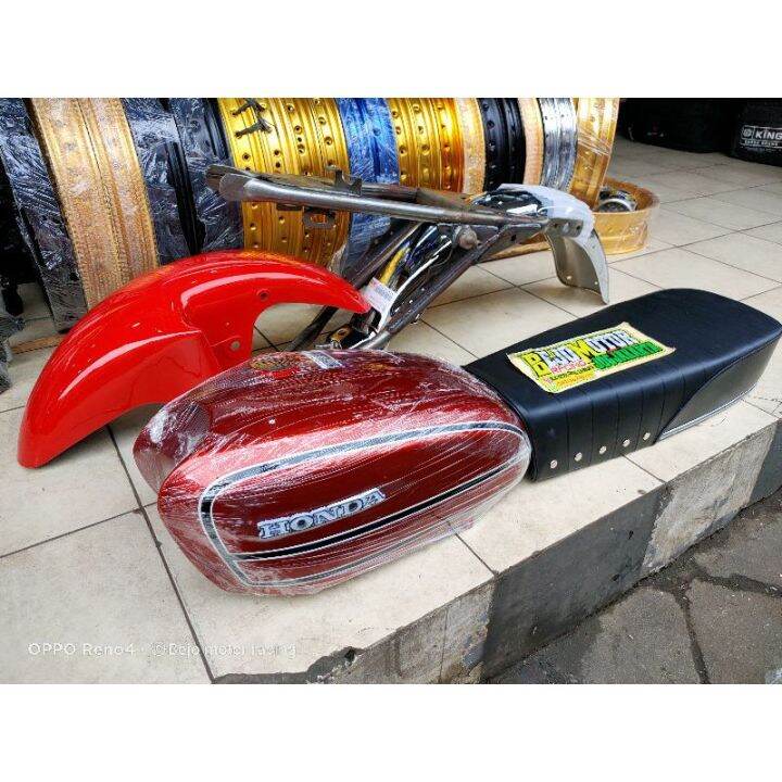 baju set body cb 100 125 glatik buat mega pro tiger cb gl | Lazada Indonesia