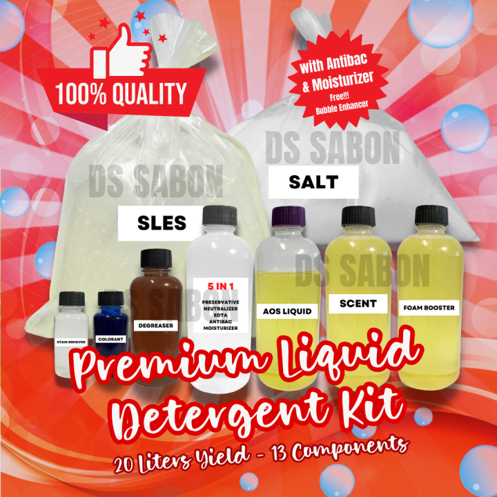 PREMIUM LIQUID DETERGENT 20 LITERS YIELD WITH INSTRUCTION | Lazada PH