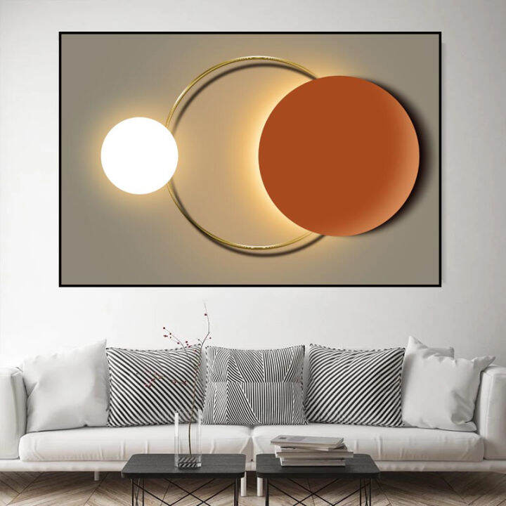 Modern Abstract Art Geometric Canvas Painting Creative Design Nordic ...