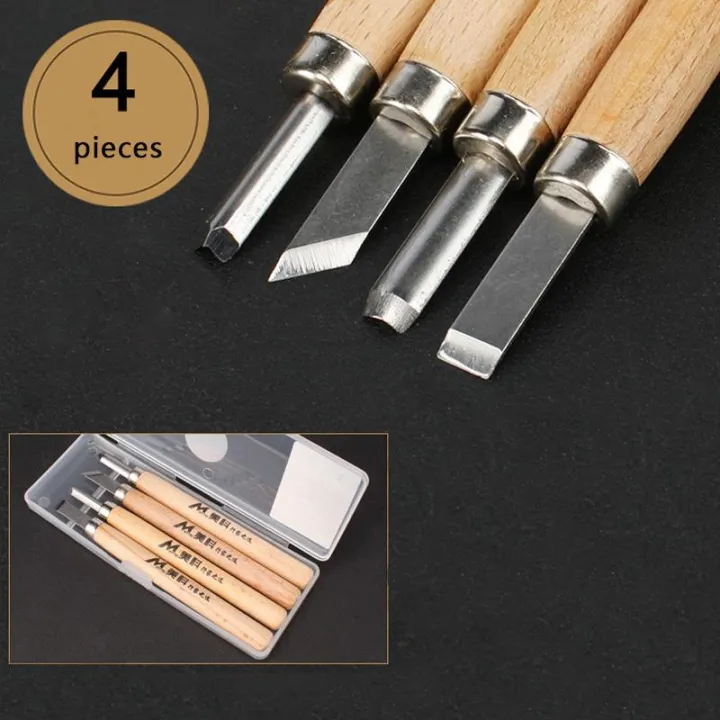 จัดส่งฟรี 1ชุดสิ่วแกะสลักไม้มีดBasicตัดรายละเอียดWoodworking Gouges DIY ...