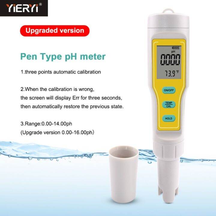 Digital ATC PH Meters Automatic Calibration PH Soil Aquarium Pool Water ...