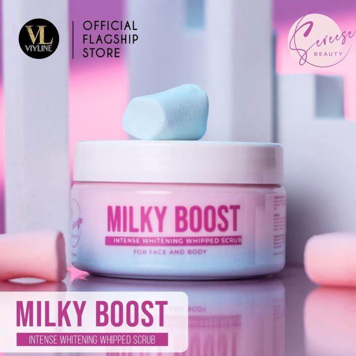 Sereese Beauty Milky Boost Intense Whitening Whipped Scrub Viyline ...