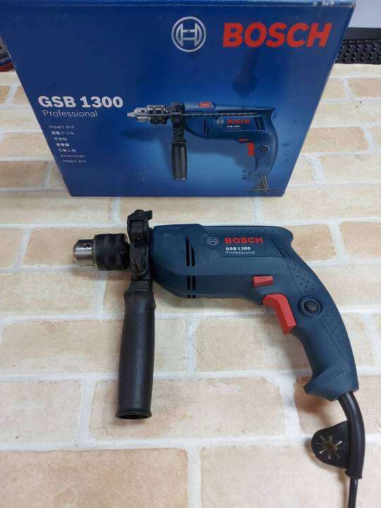 BOSCH GSB 1300 สว่านกระแทก 13 มม. (ฟ้า) | Lazada.co.th