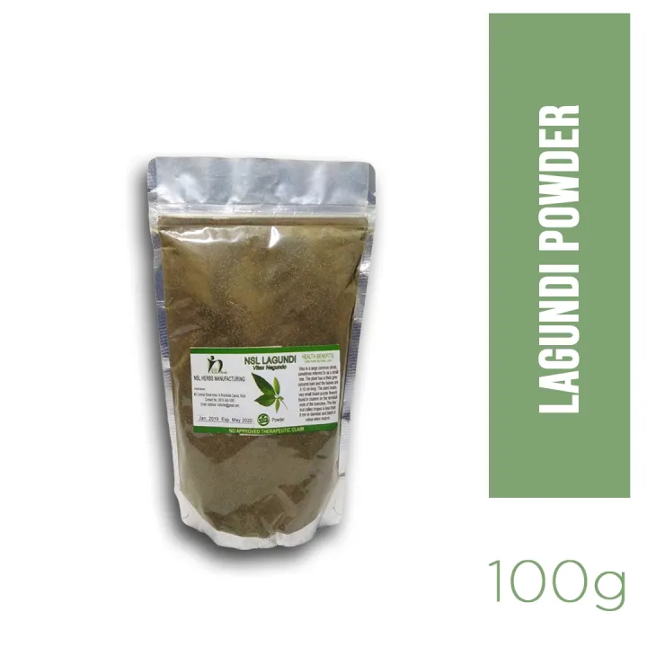 100 grams Pure Organic Natural Lagundi Powder - All-Natural Organic ...