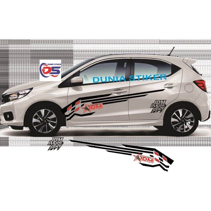 Stiker Sticker Mobil Brio Stiker Cutting JDM Stiker Honda Brio Terbaru ...