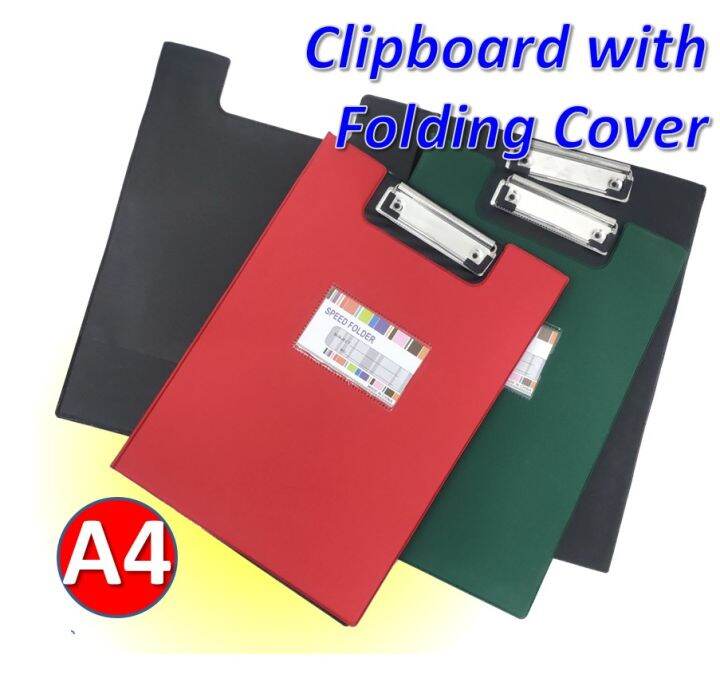 Clipboard With Folding Cover A4 Size PU leather double sided Office ...