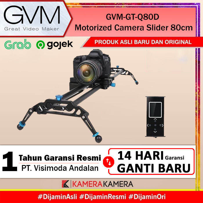 Slider Kamera Dslr GVM GVM-GT-Q80D Motorized Camera Slider 80cm - Garansi Resmi 1th | Lazada ...
