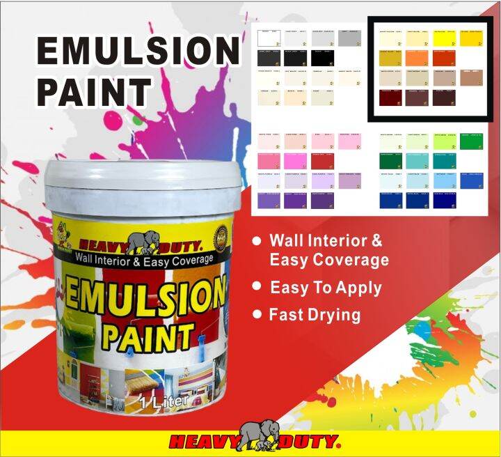 5L EMULSION PAINT / Wall Interior & Easy Coverage / Easy To Apply ...