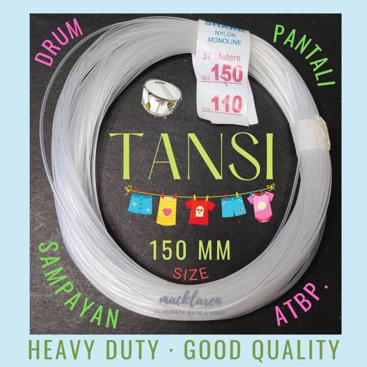 Nylon Monoline String Tansi Labay Coil Per Roll Size 150 1.55 mm 110 ...